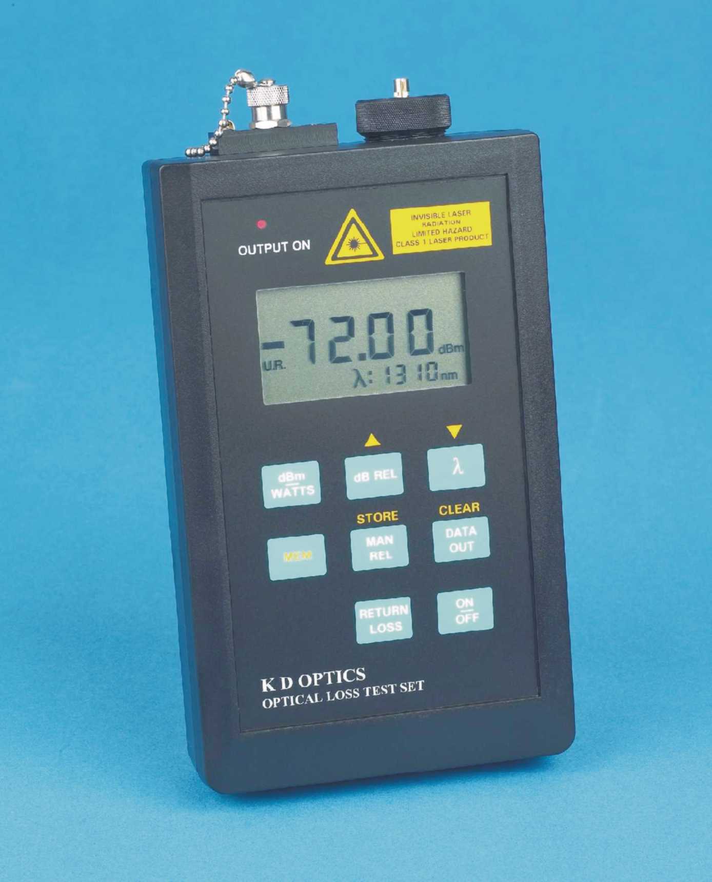 Fibre Optic Test Equipment - Hand Held fibre optic tester with return loss